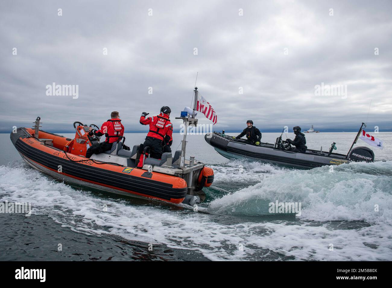 Royal Canadian Navy members from HMCS Yellowknife conduct Rigid Hull ...