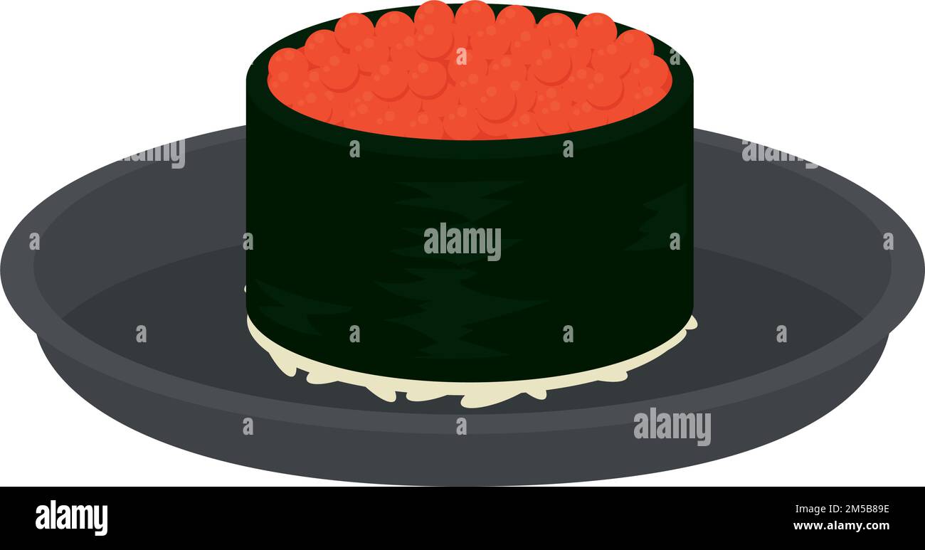 salmon roe sushi Stock Vector Image & Art - Alamy