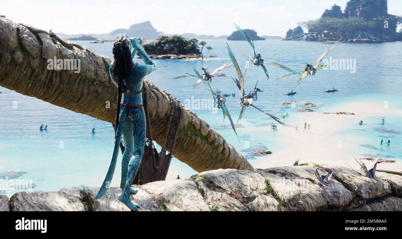 AVATAR: THE WAY OF WATER, Tonowari (voice: Cliff Curtis), 2022. © Walt ...