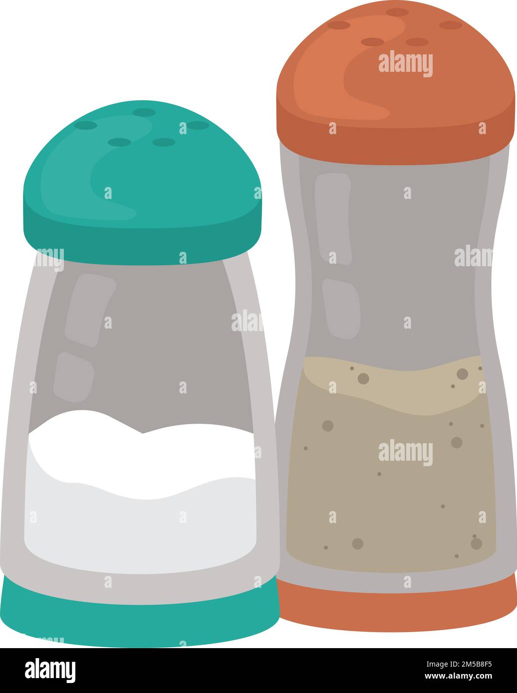 salt and pepper shakers Stock Vector Image & Art - Alamy