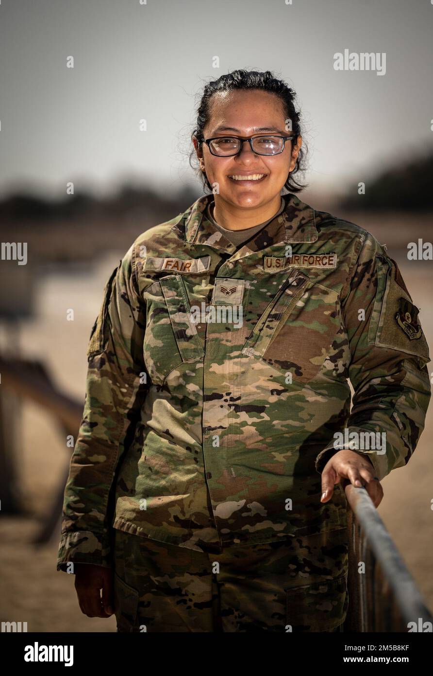 Senior Airman Ashley Fair, 332d Expeditionary Civil Engineer Squadron ...