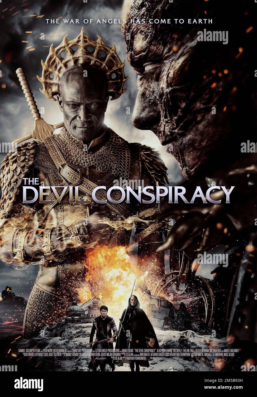 THE DEVIL CONSPIRACY, poster, from left: Peter Mensah, Joe Anderson, 2022. © Samuel Goldwyn ...