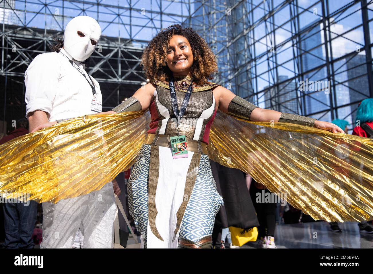 New York, USA. 08th Oct, 2022. New York Comic Con scenes, cosplayers at ...