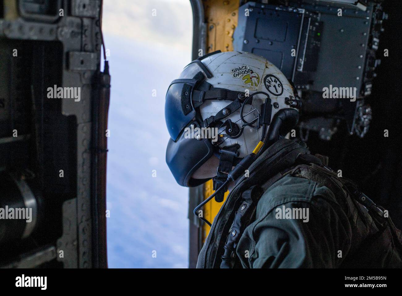 PACIFIC OCEAN (Feb. 18, 2022) U.S. Marine Corps Cpl. Samuel Schultz, a ...