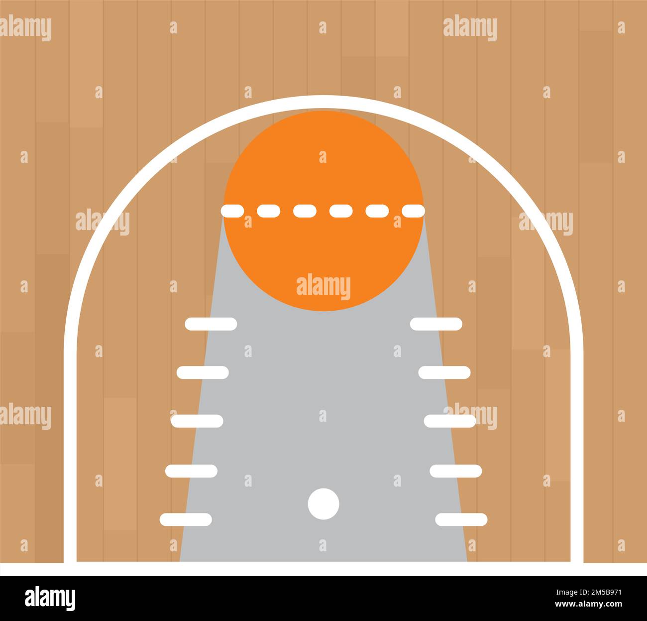 basketball half court Stock Vector Image & Art - Alamy
