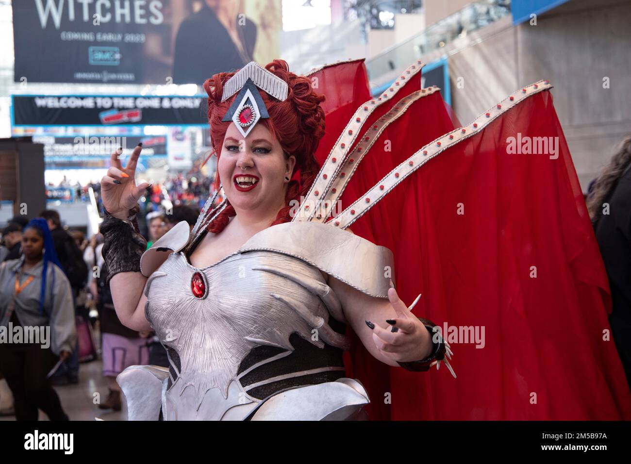 New York, USA. 08th Oct, 2022. New York Comic Con scenes, cosplayers at ...