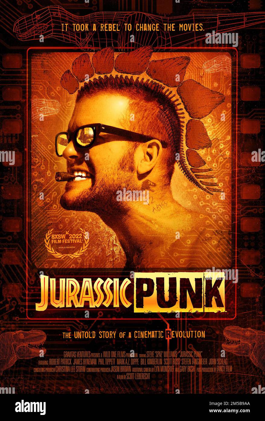 JURASSIC PUNK, poster, Steve 'Spaz' Williams, 2022. © Gravitas Ventures ...