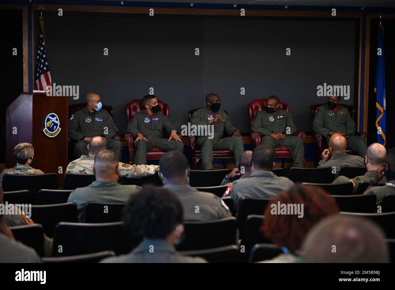 U.S. Air Force Lt. Col Aaron Jones (left), 49th Flying Training ...
