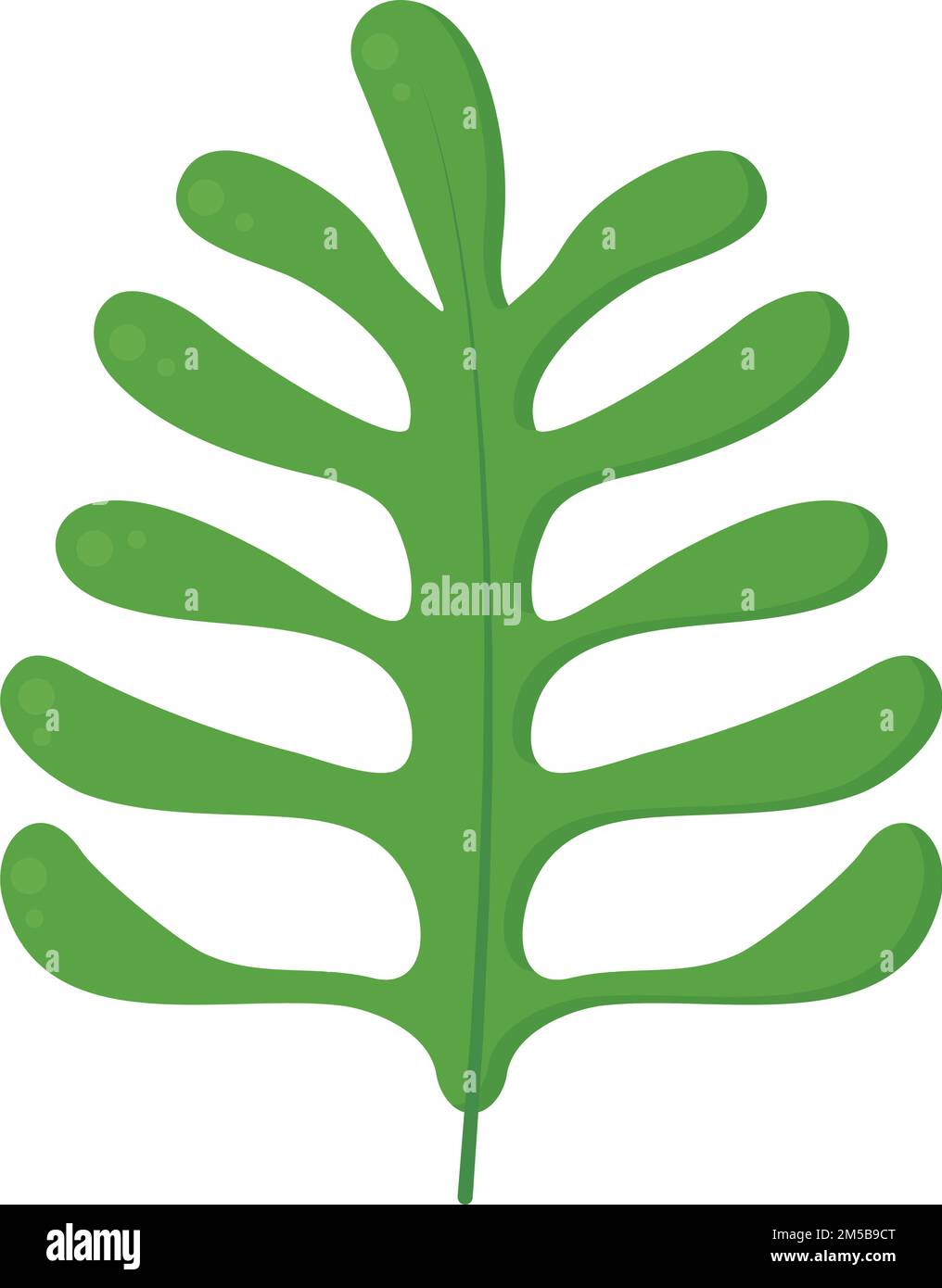 split leaf icon Stock Vector Image & Art - Alamy