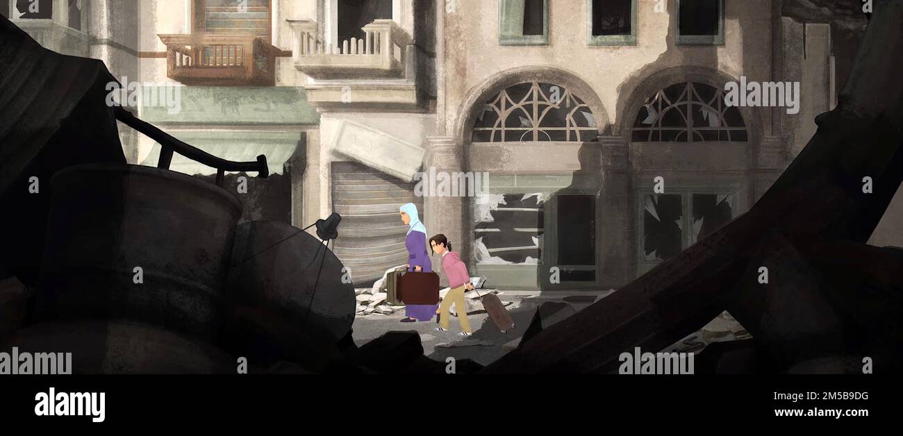 LAMYA'S POEM, from left: Lamya's mother (voice: Aya Bryn Zakarya ...