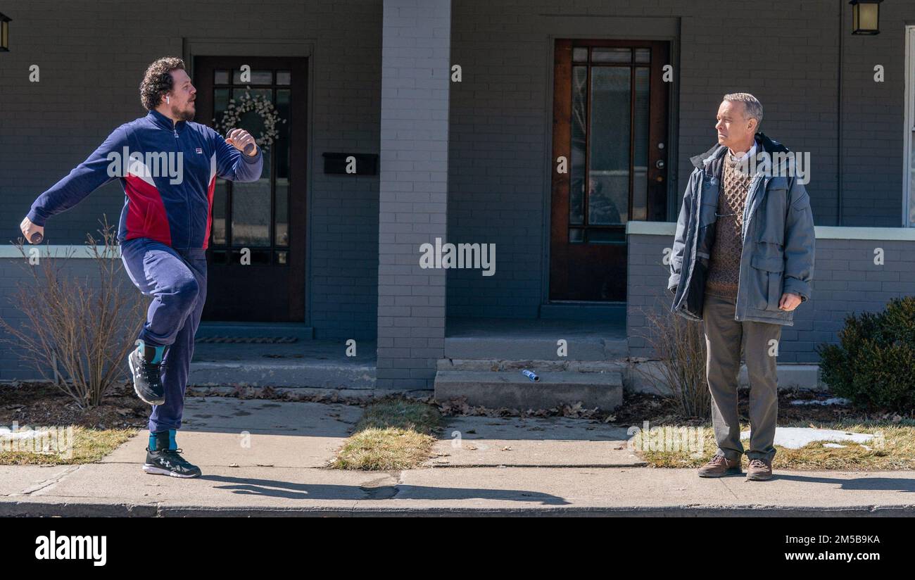 A MAN CALLED OTTO, from left: Cameron Britton, Tom Hanks, 2022. ph ...