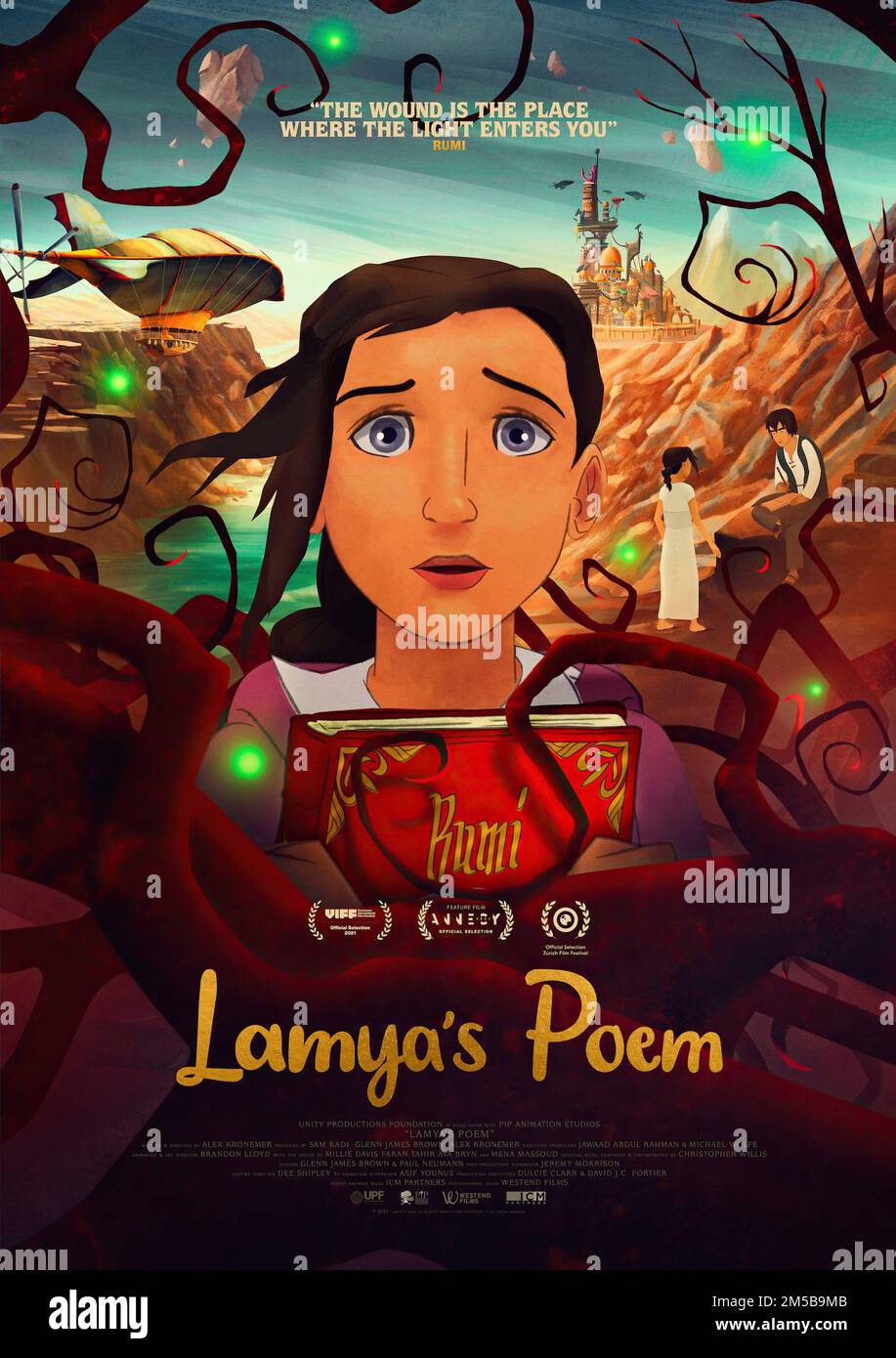 LAMYA'S POEM, poster, from left: Lamya (voice: Millie Davis) (twice ...
