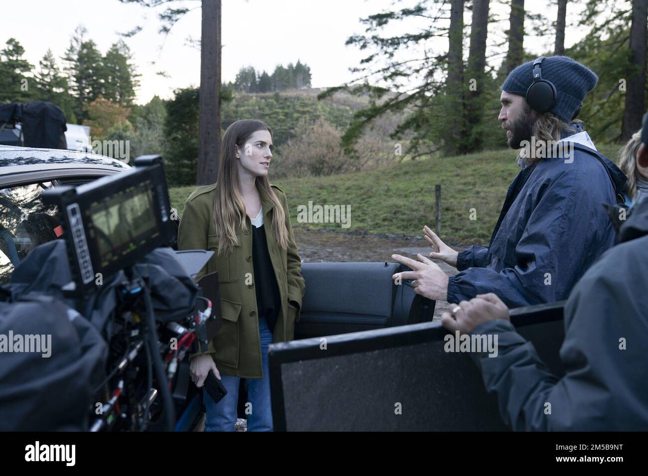 M3GAN, (aka MEGAN), from left: Allison Williams, director Gerard ... M3GAN, (aka MEGAN), from left: Allison Williams, director Gerard ...