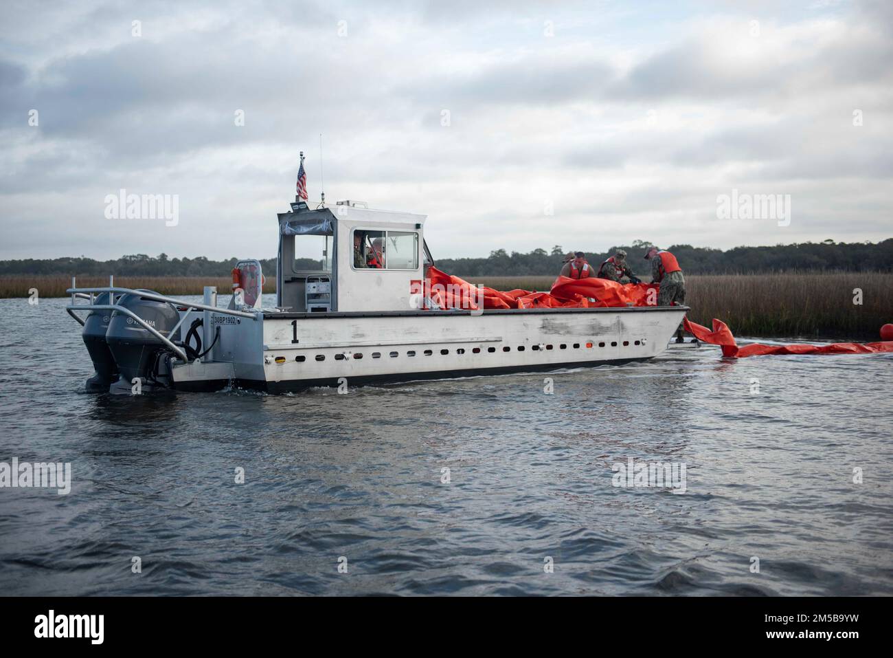 220218-N-KG461-1104 Kings Bay, Ga. (Feb. 18, 2022) Sailors assigned to ...