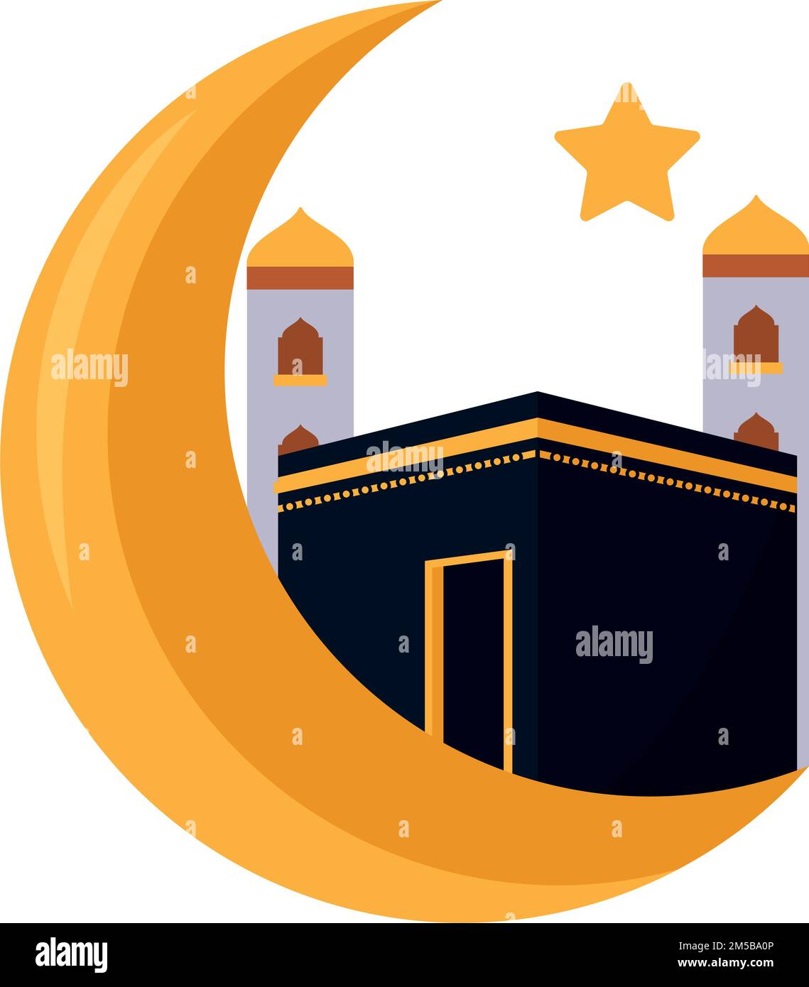 moon and mecca Stock Vector Image & Art - Alamy