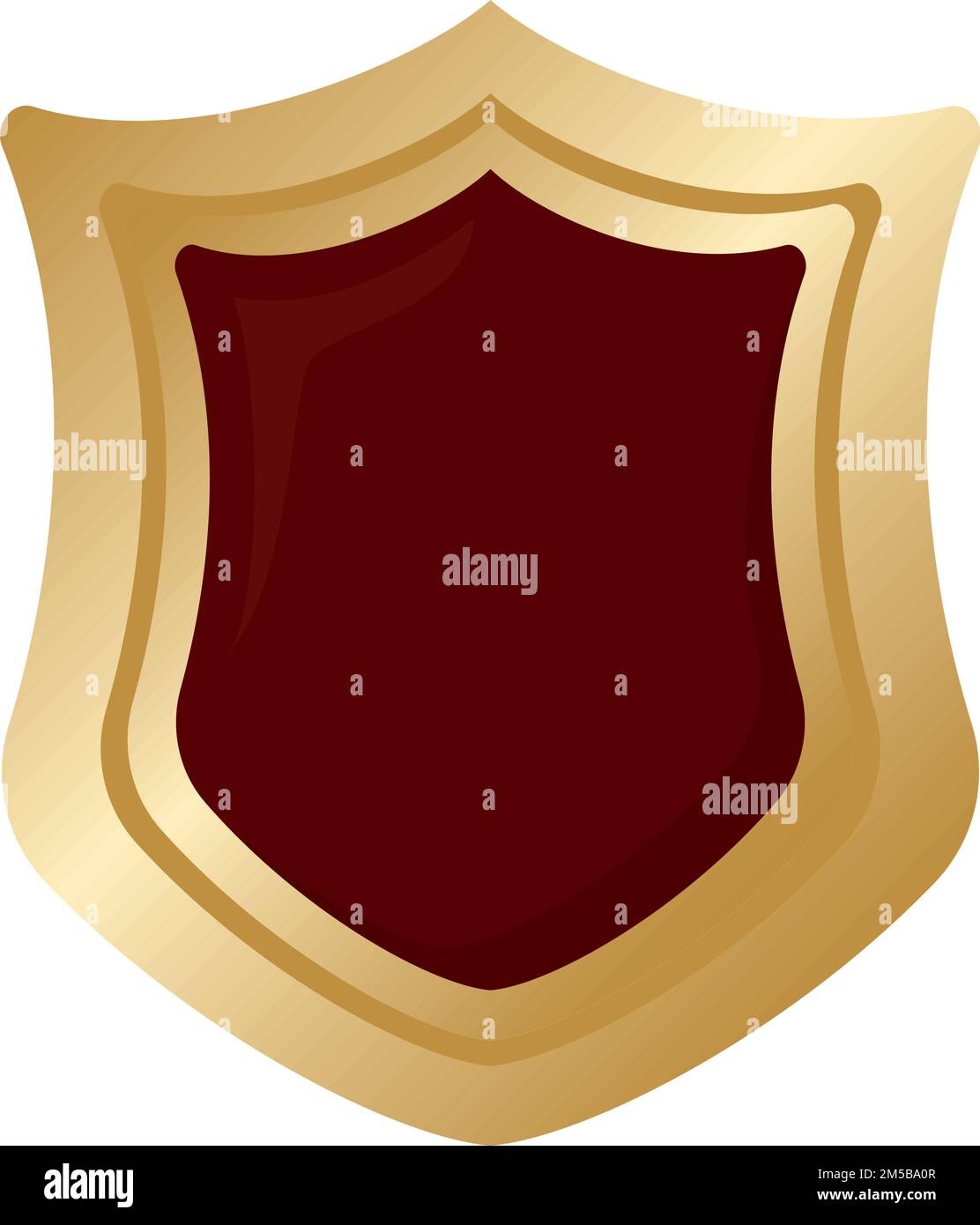 golden shield icon Stock Vector Image & Art - Alamy