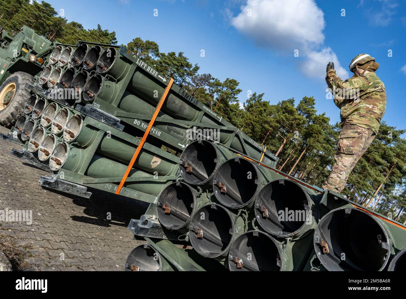 Rocket pods hi-res stock photography and images - Alamy