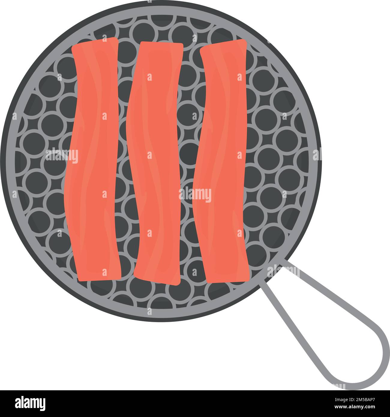 Pork belly grill Stock Vector Images - Alamy