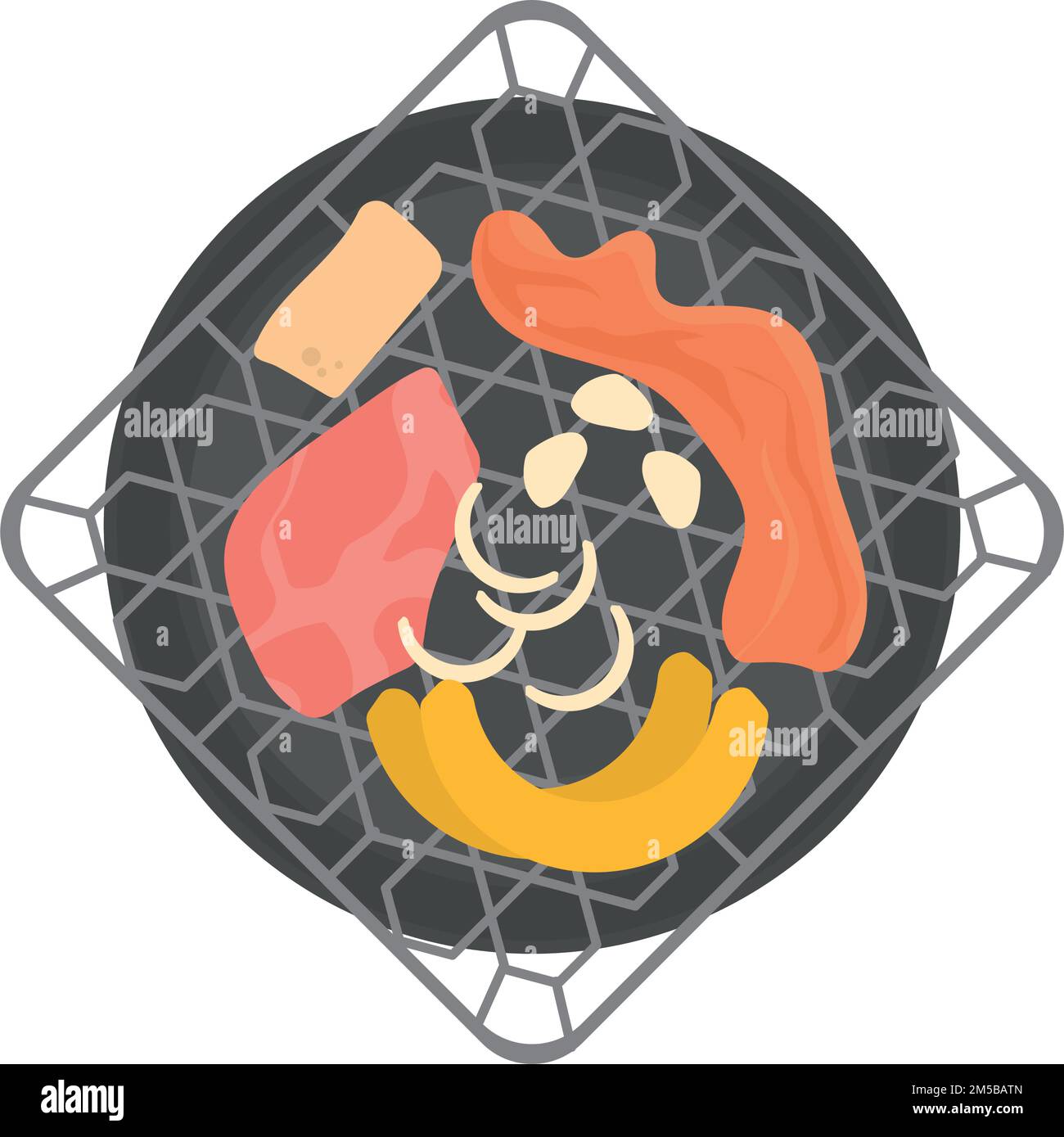 traditional korean grill Stock Vector Image & Art - Alamy
