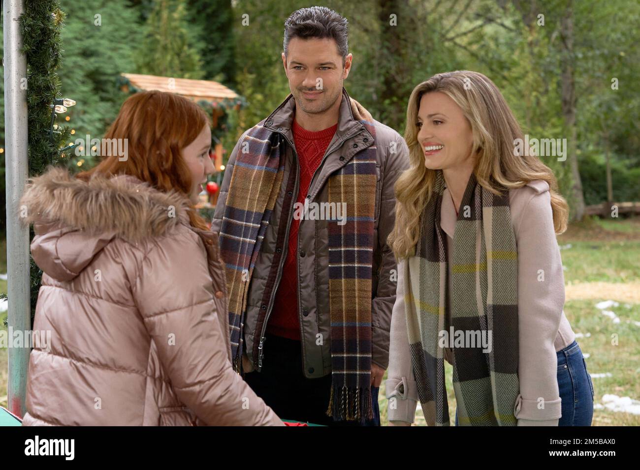 A FABLED HOLIDAY, from left: Daphne Hoskins, Ryan Paevey, Brooke D ...