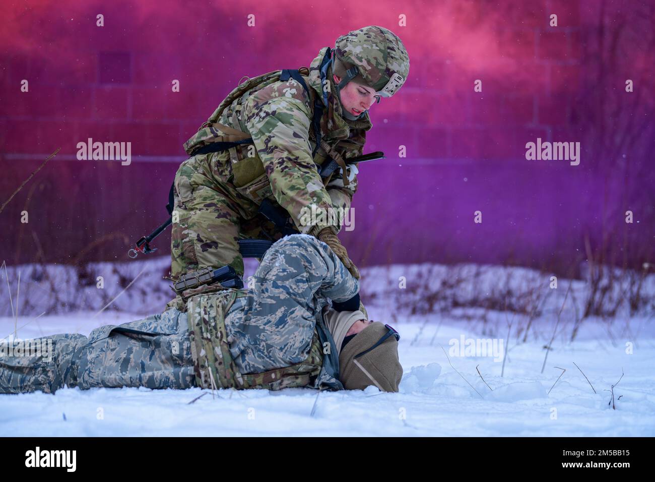 Staff Sgt. Madison Bedor, a 926th Security Forces Squadron Defender and ...