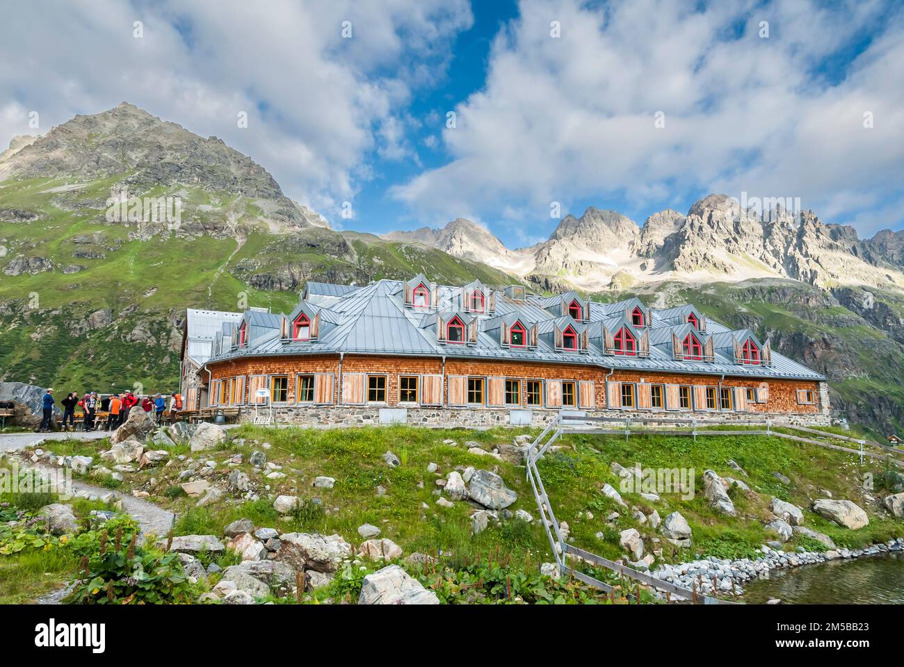The image is of the German Alpine Club DAV Sektion Schwaben owned ...