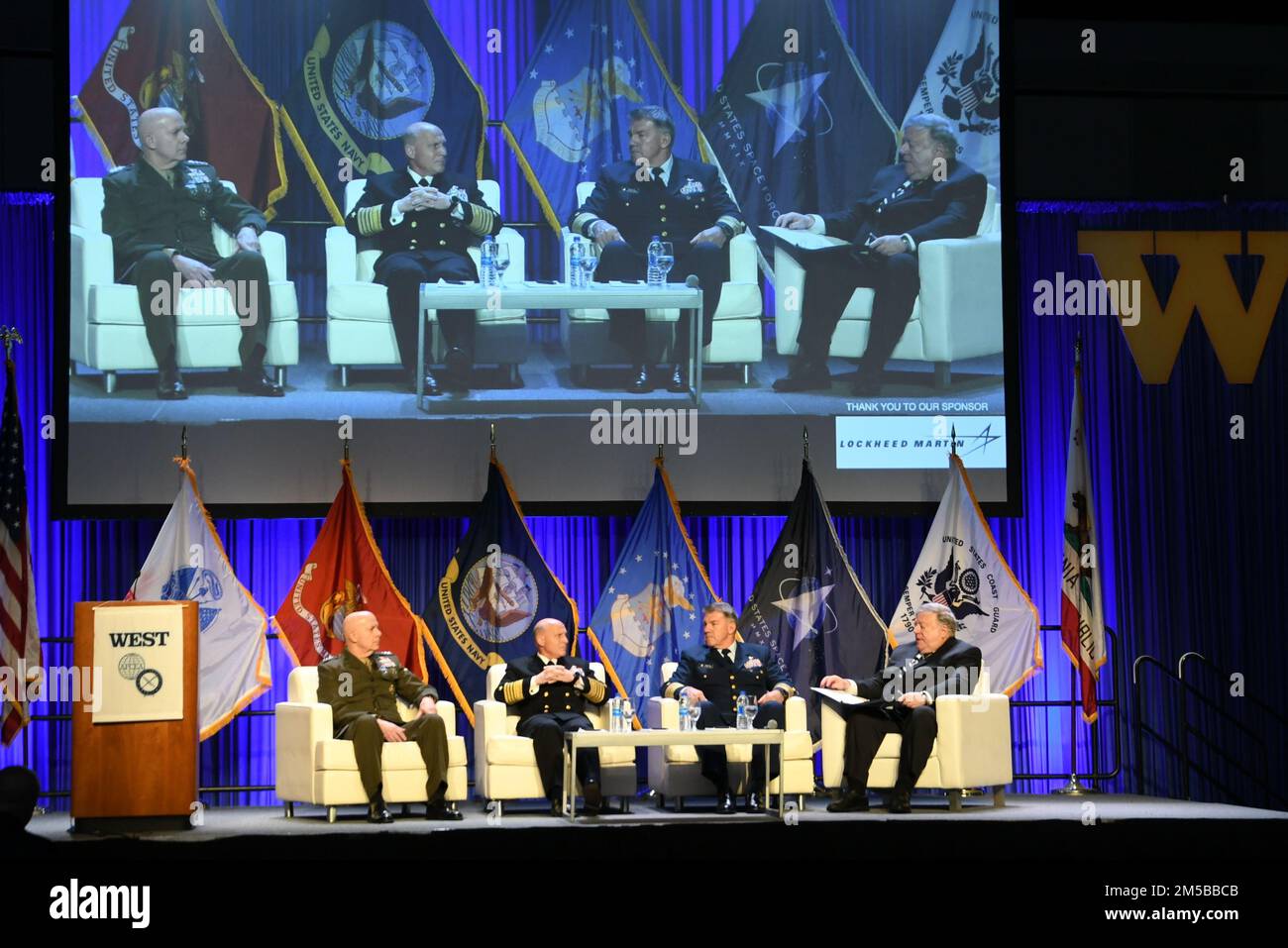 SAN DIEGO, California - Sea Service leaders participated in a Town Hall and luncheon at AFCEA ...