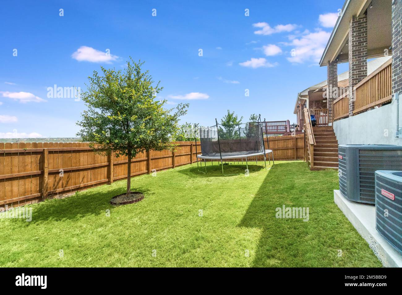 a home back yard Stock Photo - Alamy