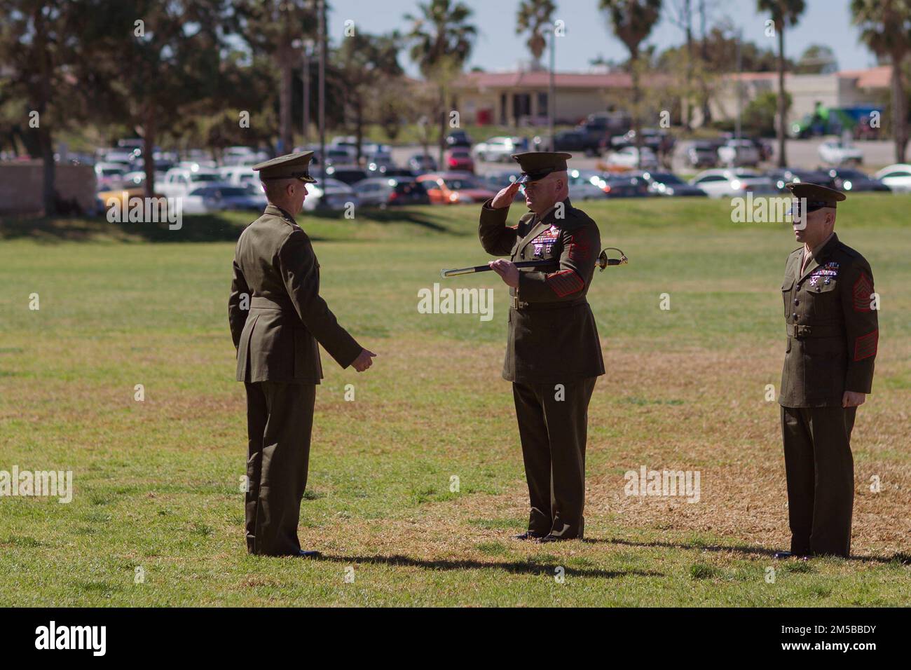 U.S. Marine Corps Sgt. Maj. Charles D. Callahan, Combat Logistics ...