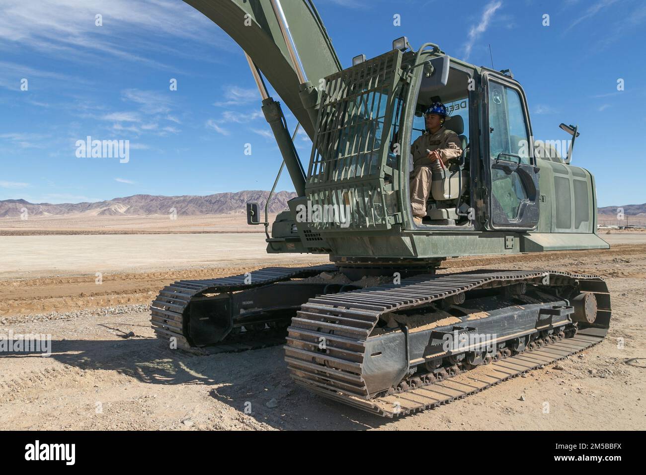 A U.S. Marine with Aviation Ground Support Detachment, Marine Air ...