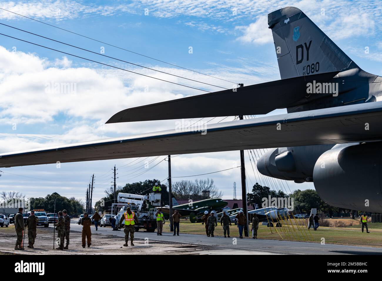 Airmen from the 2nd Bomb Wing and the 76th Expeditionary Depot ...