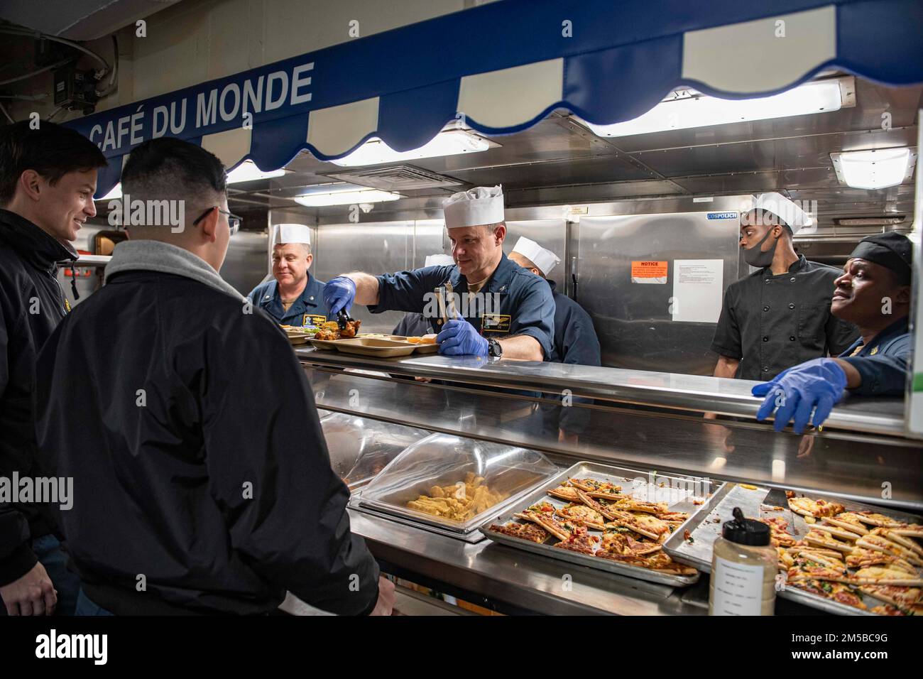 220219-N-XB010-1009 SASEBO, Japan (Feb. 19, 2022) The USS New Orleans ...