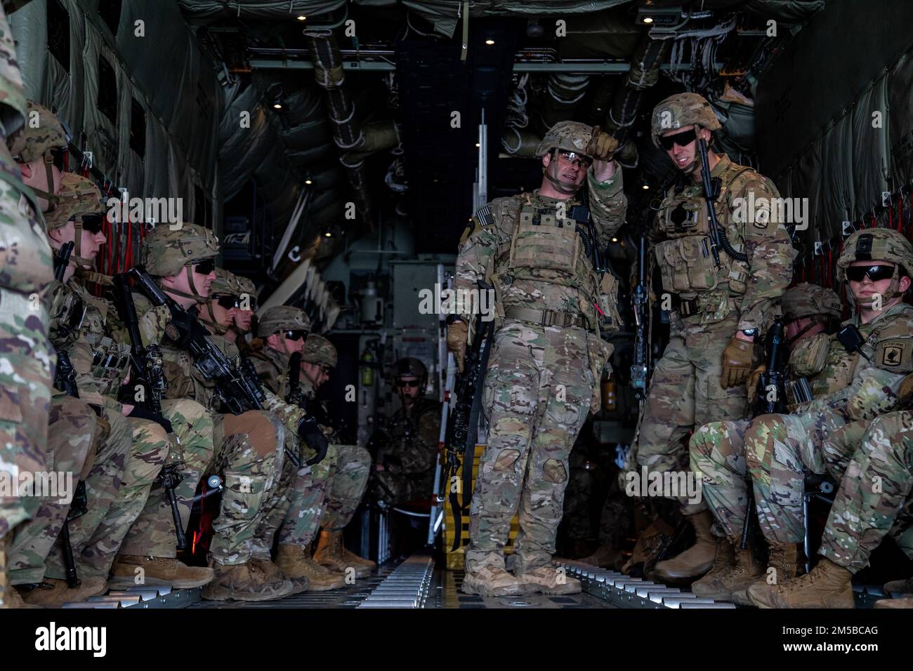 Soldiers from the 173rd Airborne Brigade 2nd Battalion, 503rd Infantry ...