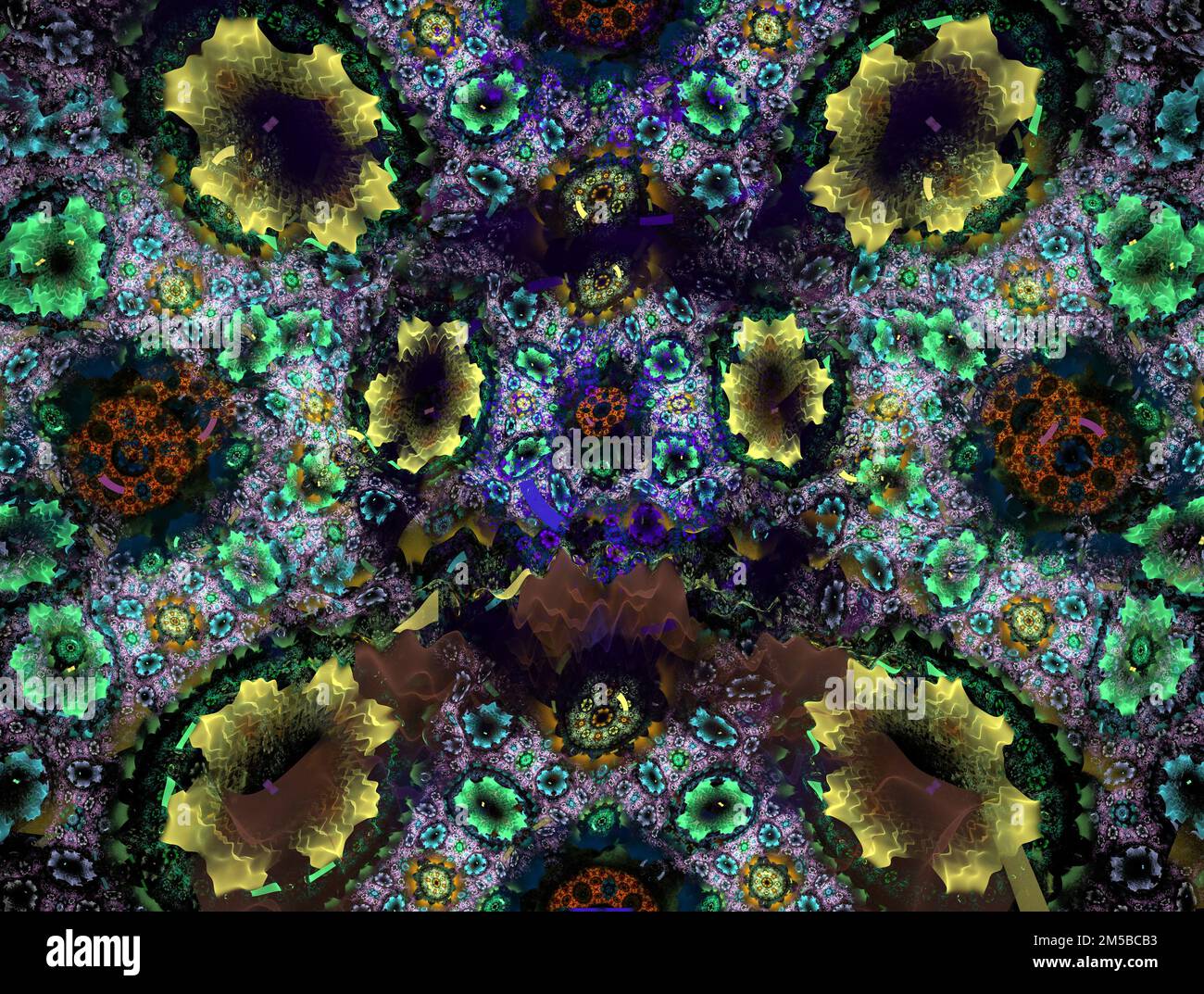 Imaginatory lush fractal texture image abstract background Stock Photo ...