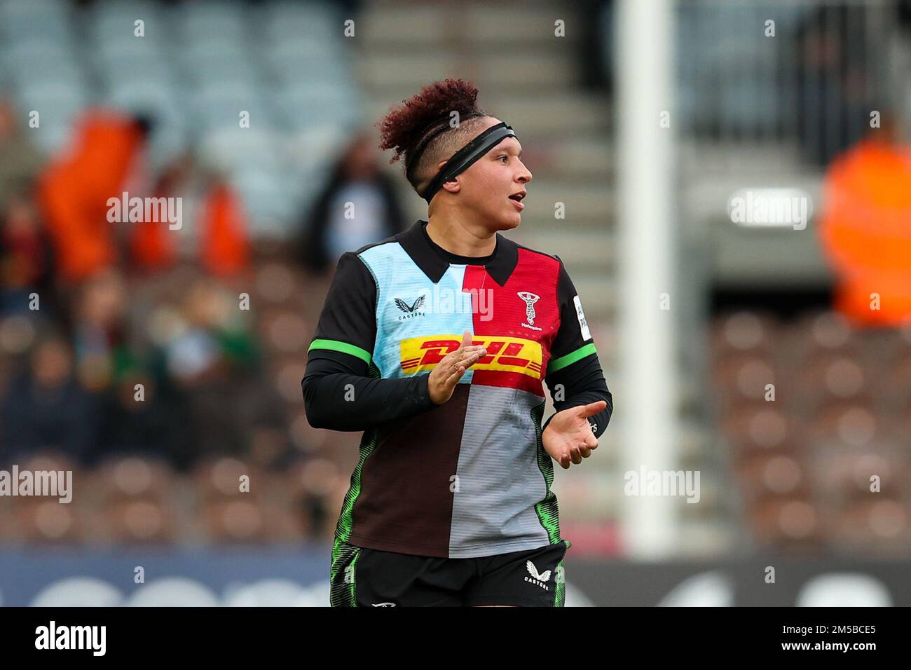 Shaunagh Brown, making her final appearance for Harlequins Women ...