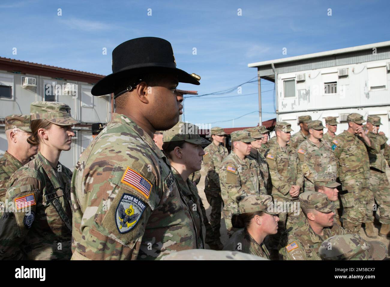 U.S. Army Col. Joseph Hopkins, commander, Kosovo Force Regional Command ...