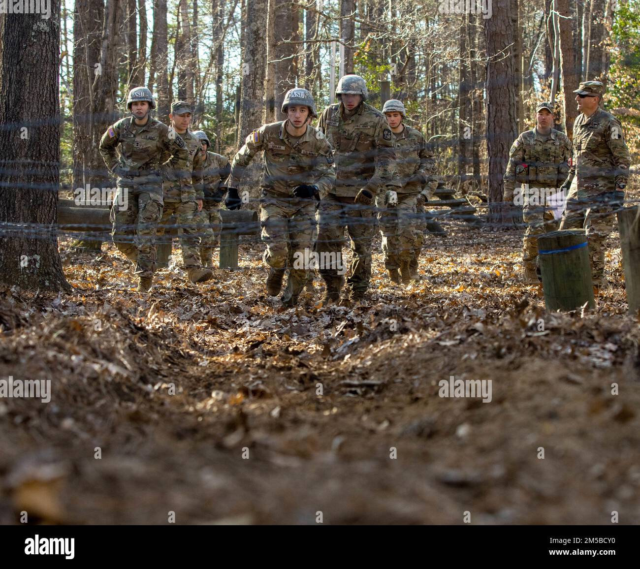 The Appalachian State Ranger Challenge team hustles to the Low Wire ...