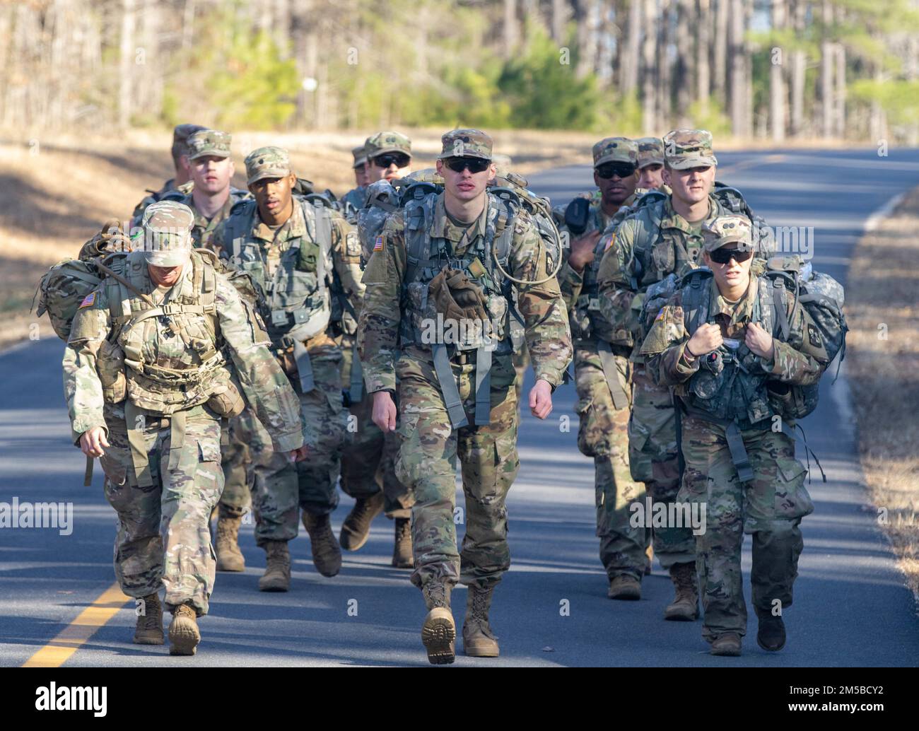 The Presbyterian College Ranger Challenge team arrives to the Obstacle ...