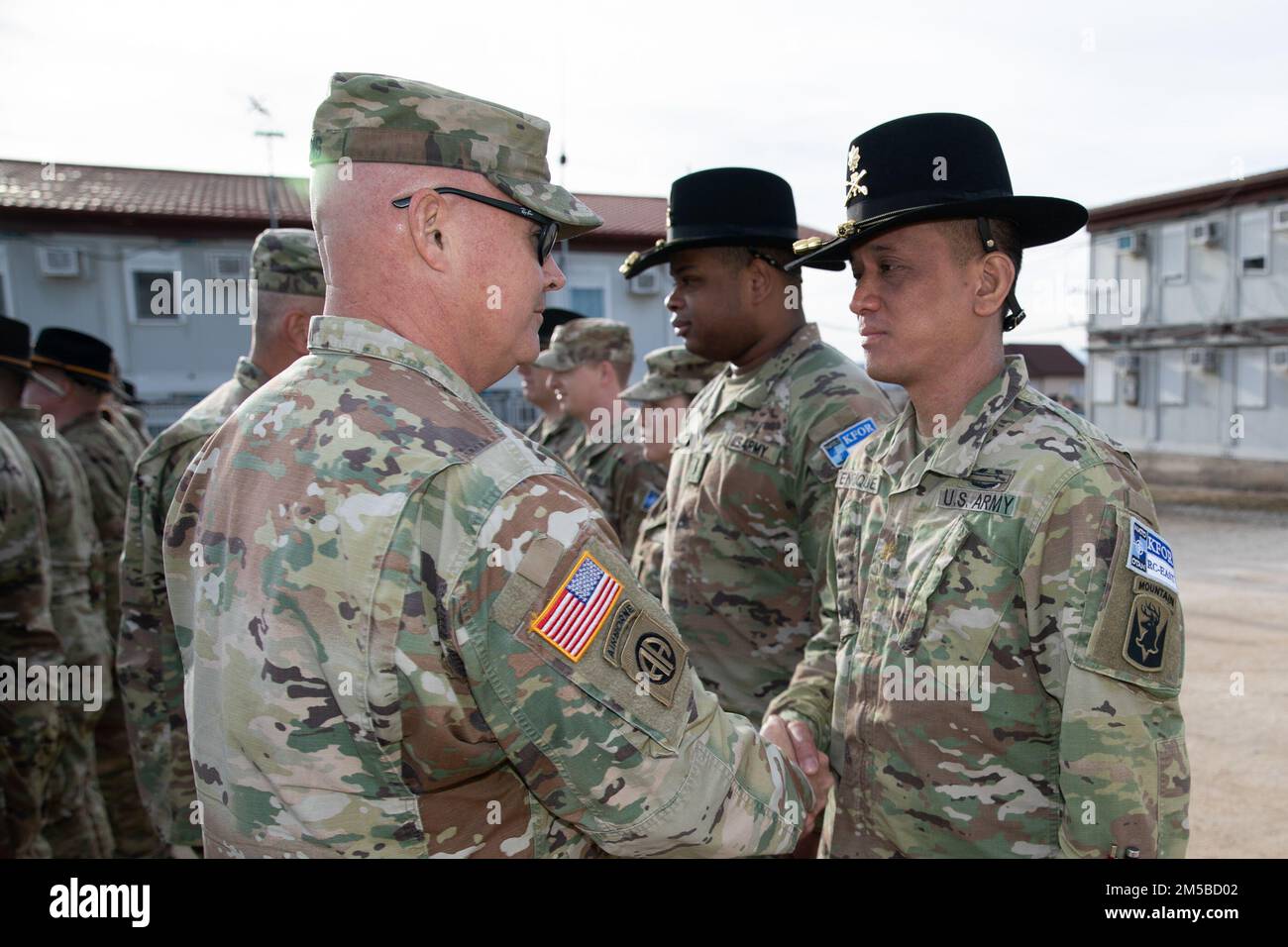 U.S. Army Col. Joseph Hopkins, commander, Kosovo Force Regional Command ...