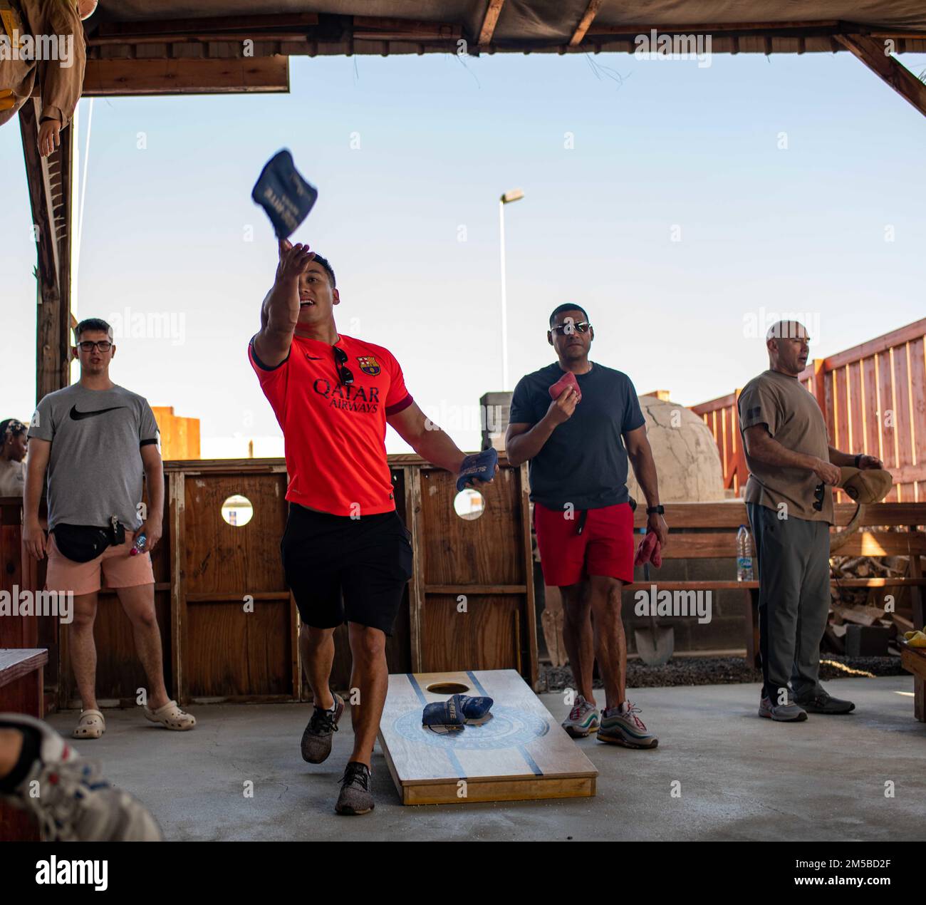CAMP LEMONNIER, Djibouti (Feb. 19, 2022) – U.S. service members ...