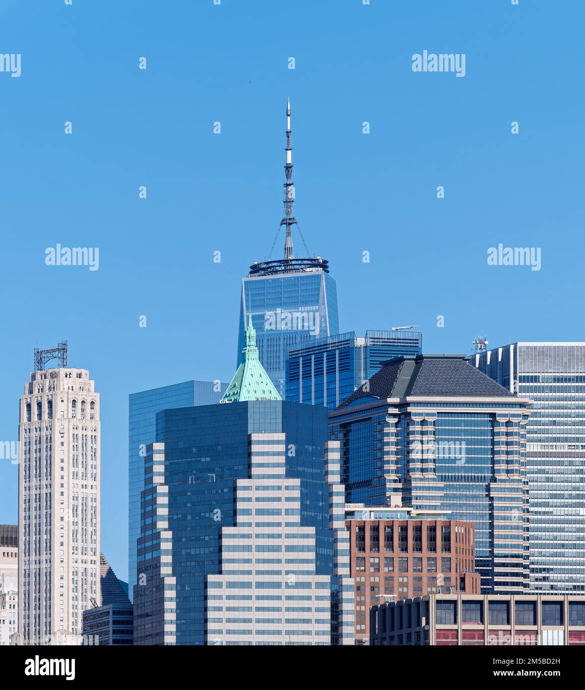Freedom Tower Above Skyline Stock Photo - Alamy