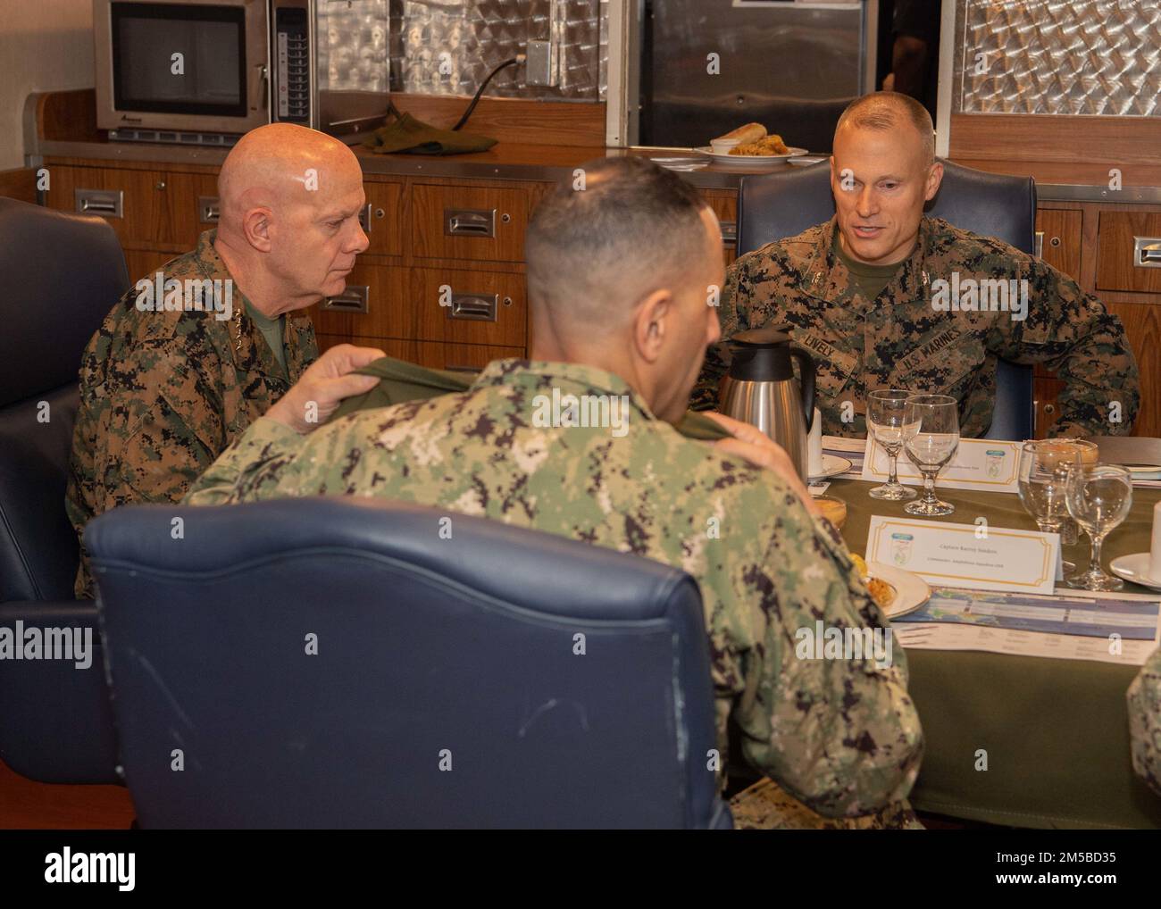 PACIFIC OCEAN (Feb. 19, 2022) U.S. Marine Corps Col. James Lively ...