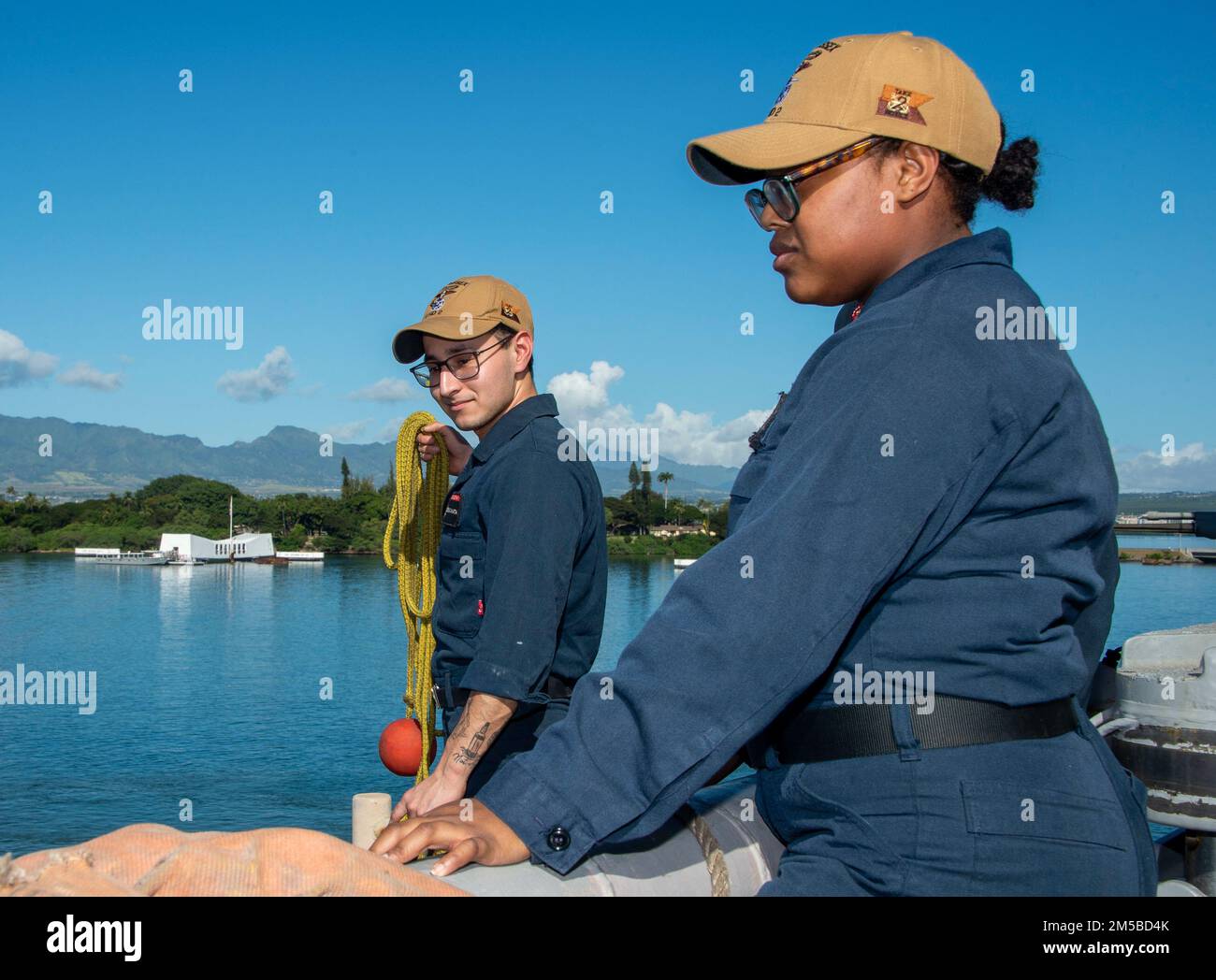 JOINT BASE PEARL HARBOR-HICKAM (Feb. 19, 2022) Boatswain's Mate Seaman ...