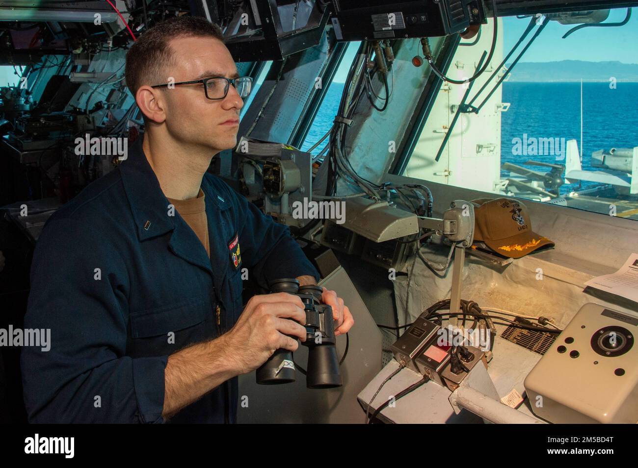 PACIFIC OCEAN (Feb. 19, 2022) Lt. j.g. Daniel Orlov, a native of ...