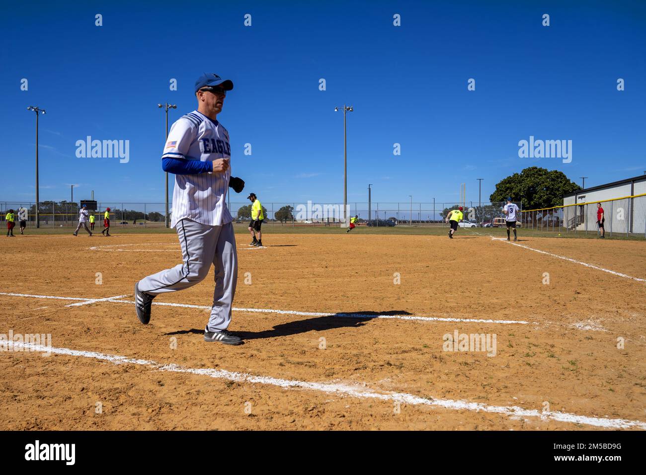 U.S. Air Force Col. William Hunter, 81st Training Wing commander, runs ...