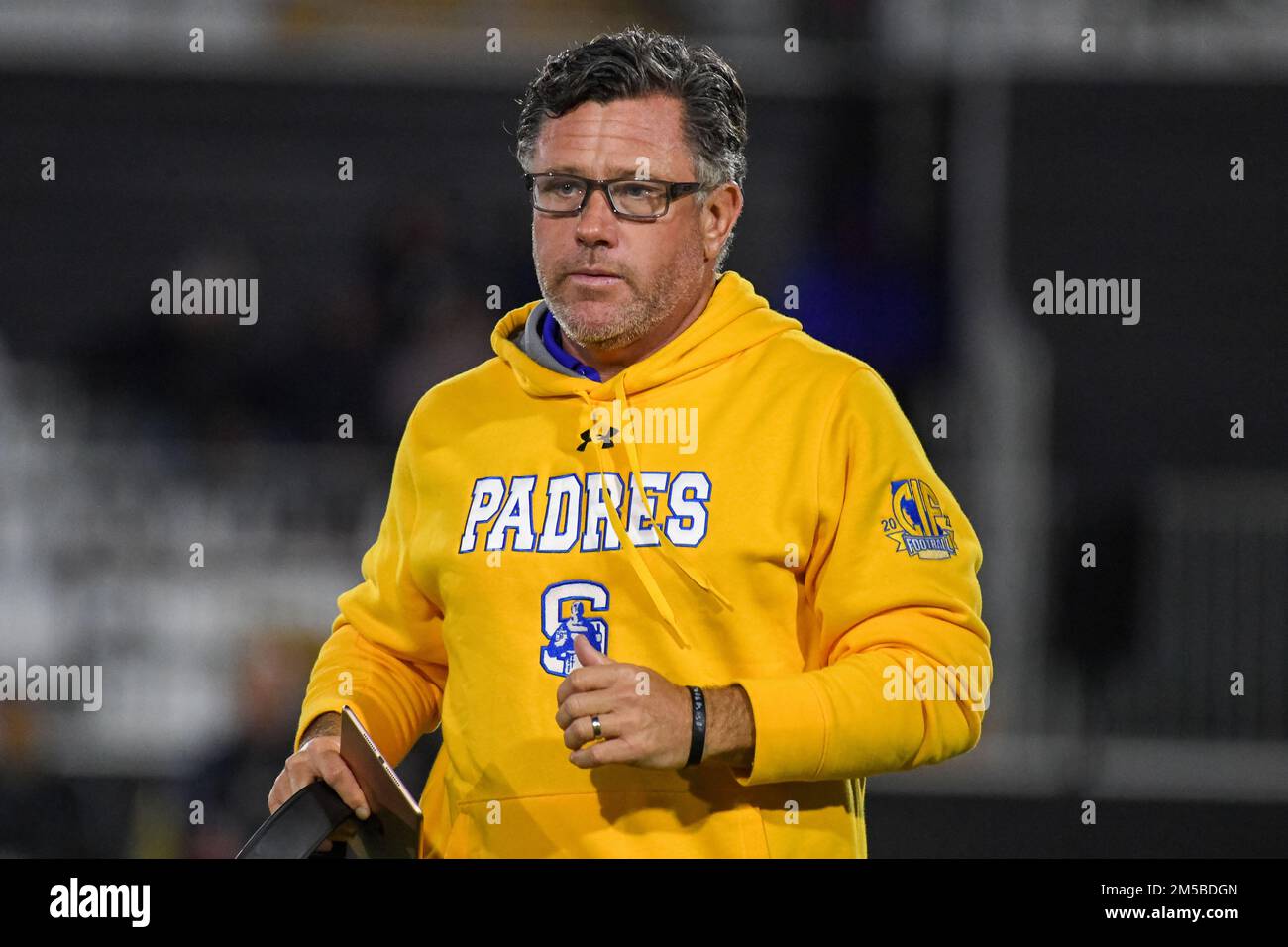 Serra Padres head coach Patrick Walsh during the 2022 CIF Open Division ...