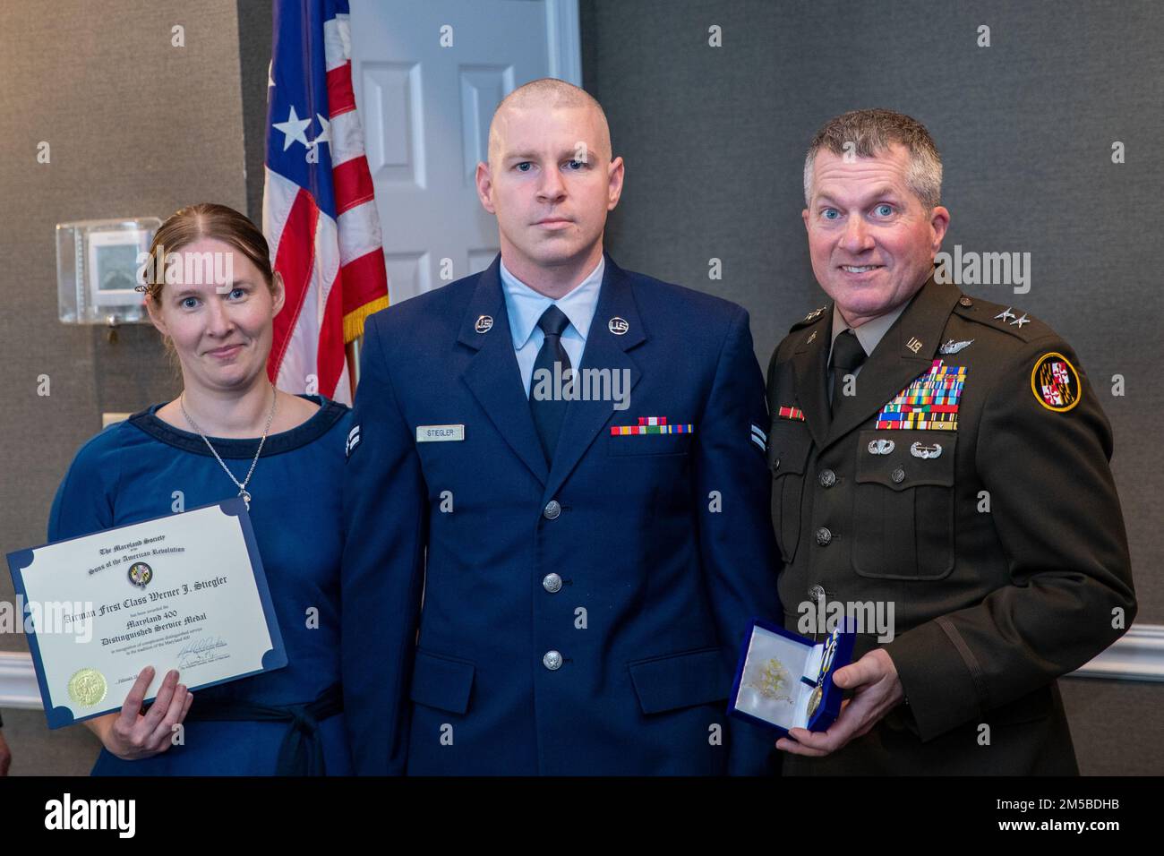 The Maryland Society of the Sons of the American Revolution presented ...