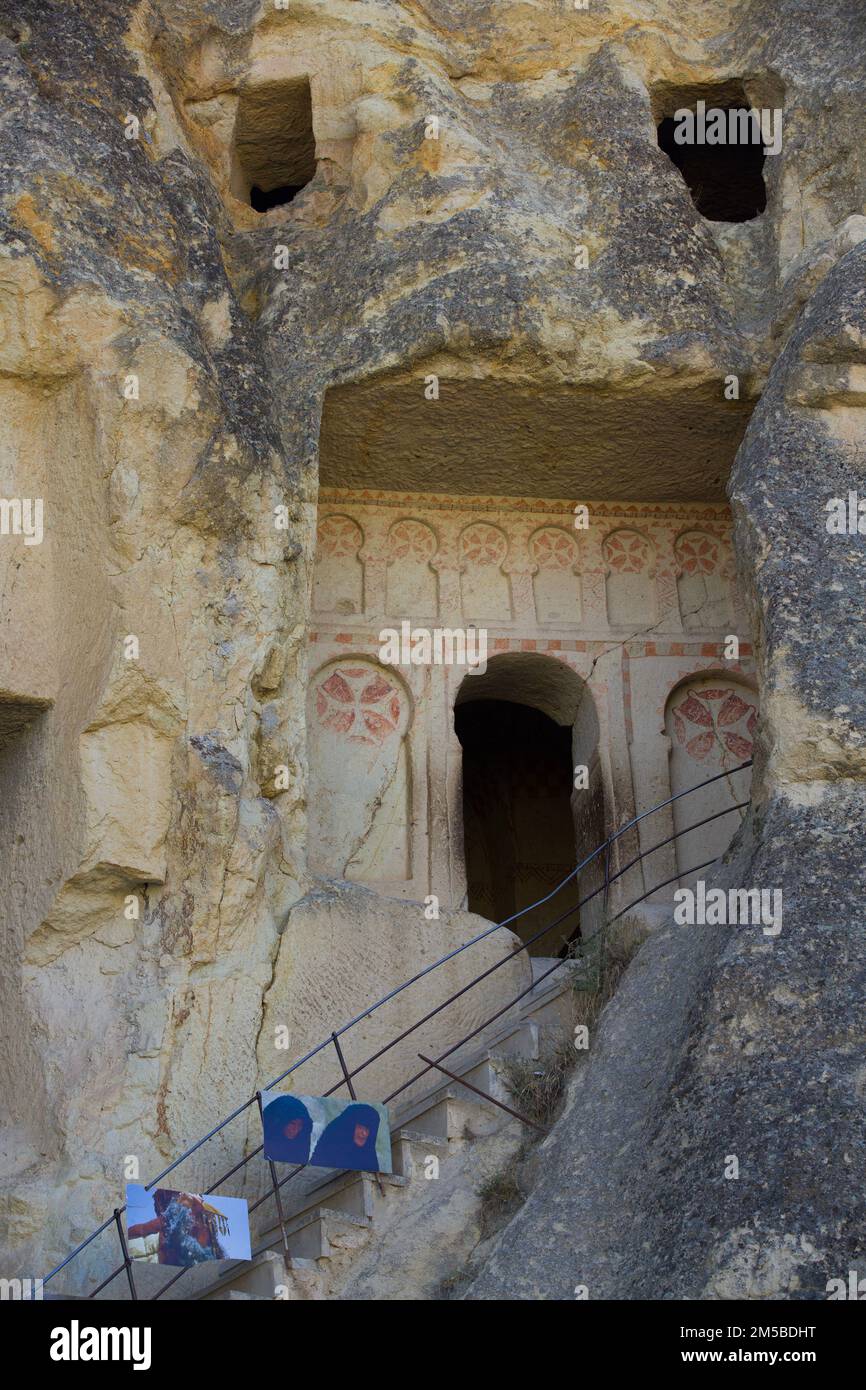 Entrance, Maltese Cross Church, Goreme Open-Air Museum, Goreme ...