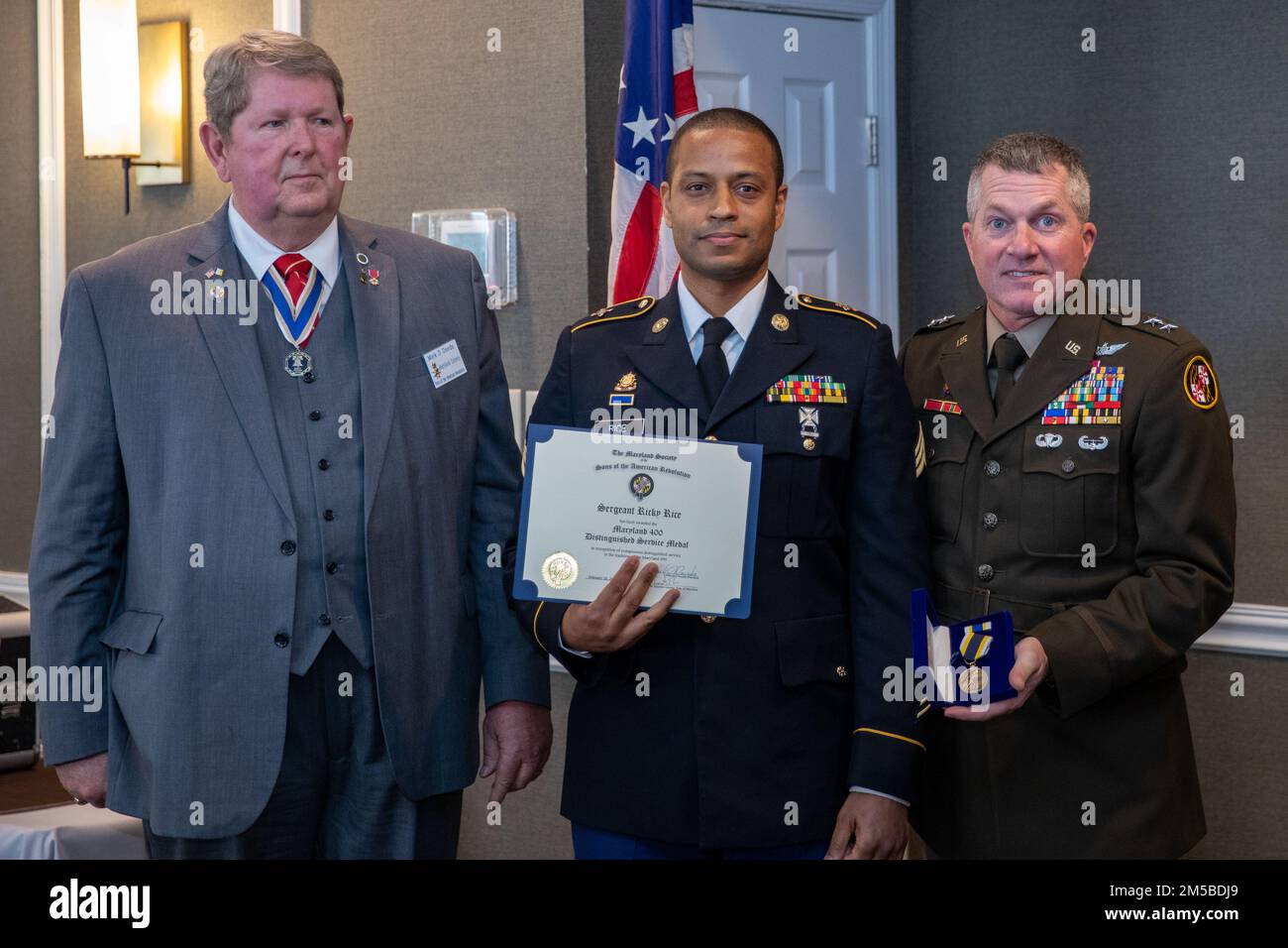 The Maryland Society of the Sons of the American Revolution presented ...