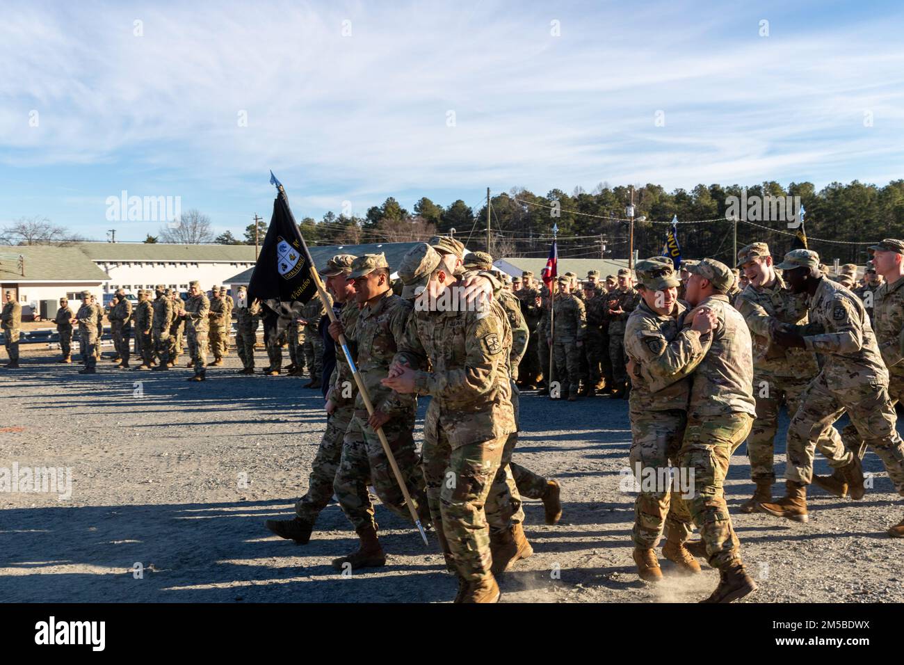 Cadets and Cadre from Campbell Battalion celebrate their first place ...